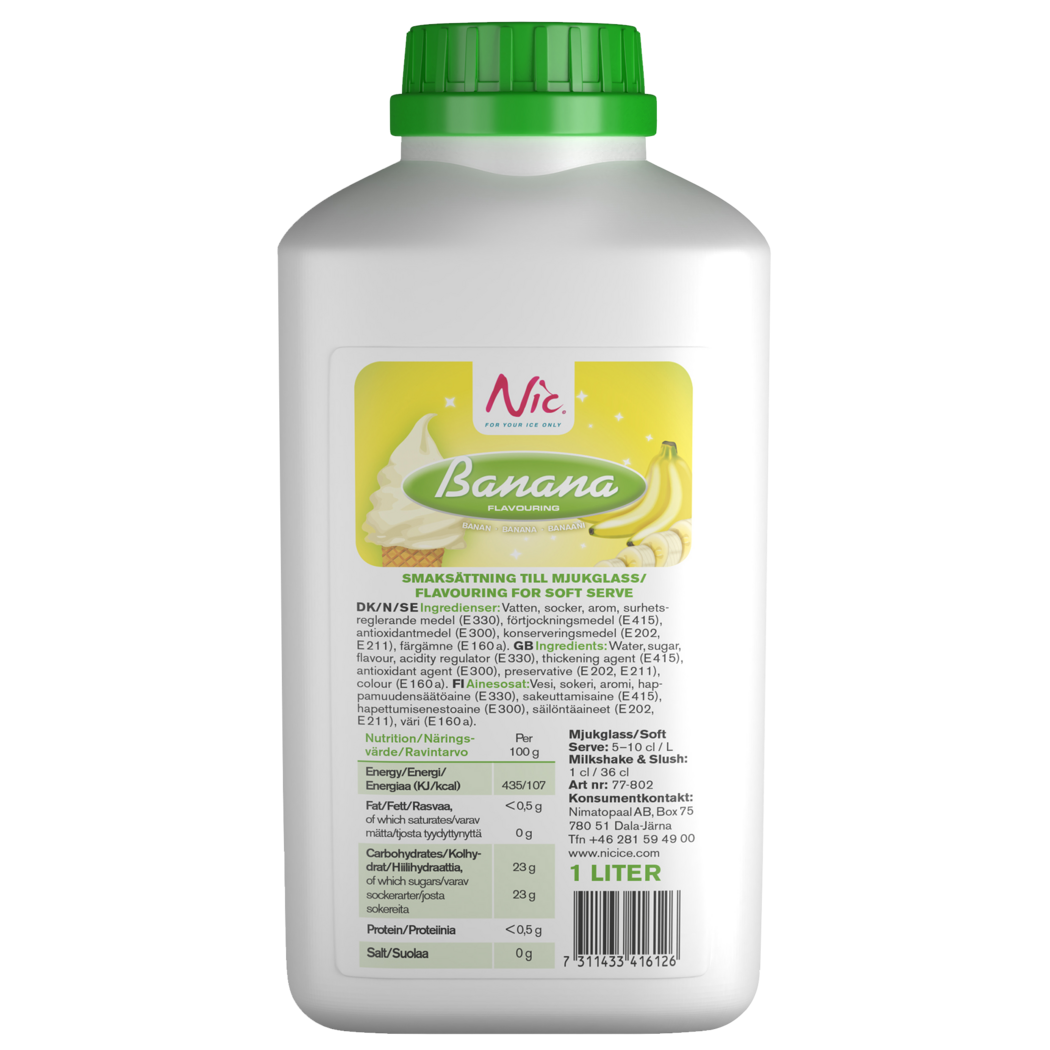 Banan, Sirup 1L - Varsego